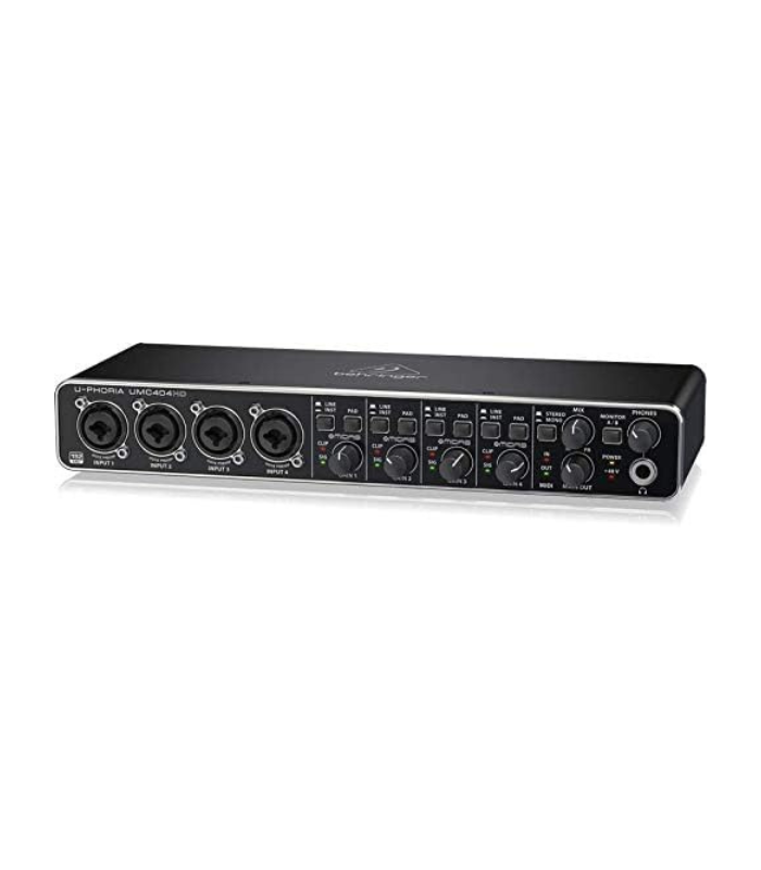 Interface de Audio 4x4 USB MIDI U-Phoria UMC-404HD - Behringer ...